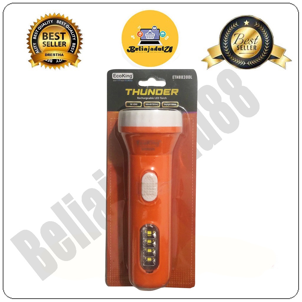 Jual Beliajadulu88 Senter Led Lampu Emergency thunder 1watt ETH8820 ...