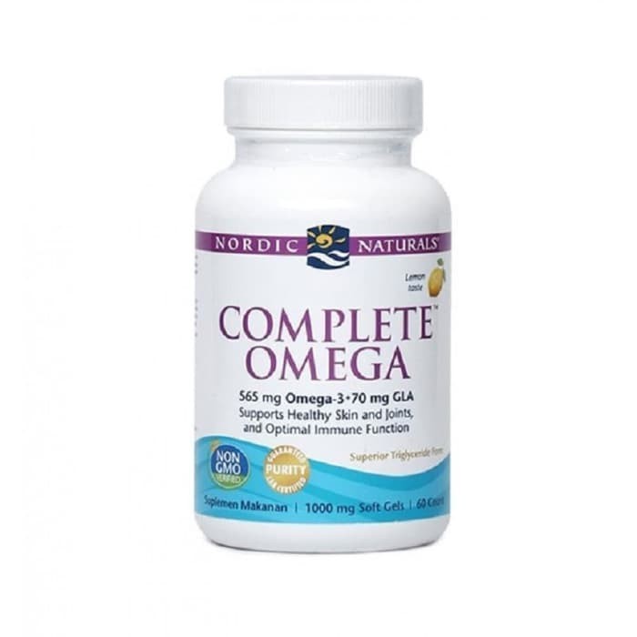 Jual Nordic Naturals Complete Omega ( Lemon ) 565mg - 60 Softgels (ED 01/2024) | Shopee Indonesia