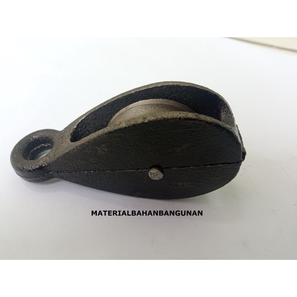 Jual Katrol Mini 1 1/2 inch Kerekan Bendera Pengerek Sling Tali Jemuran ...