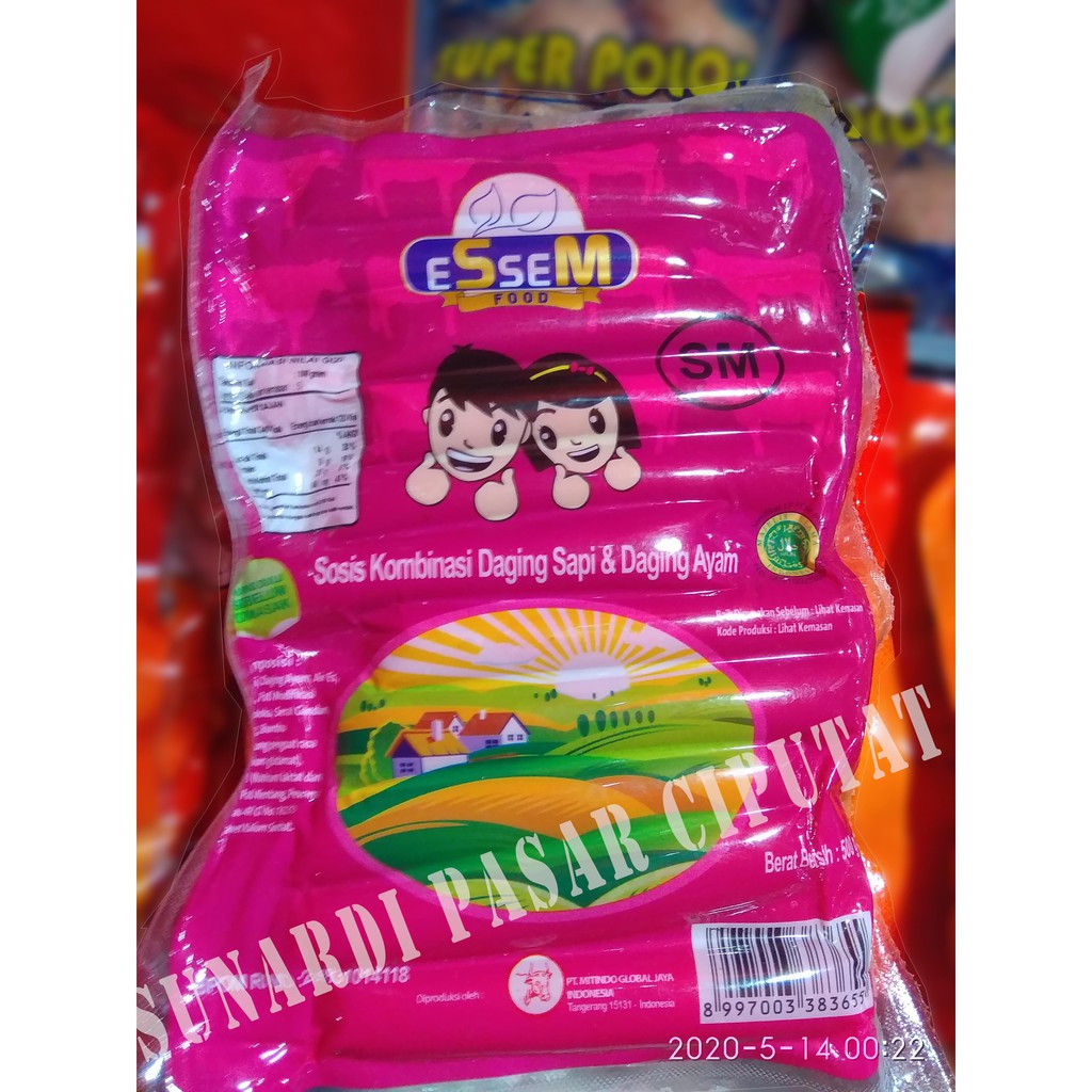 Jual Sosis kombinasi daging sapi & daging ayam eSseM Food | Shopee ...
