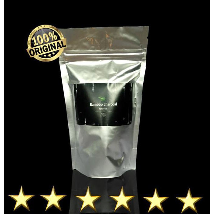 Jual Bubuk Arang Bambu Pewarna Black Hitam Alami Activated Bamboo ...