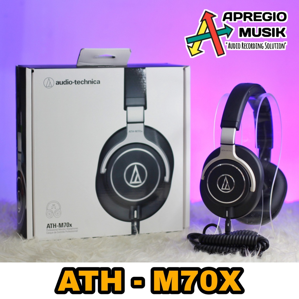 Jual Audio Technica ATH M70X Dynamic Professional Monitor Headphones ...