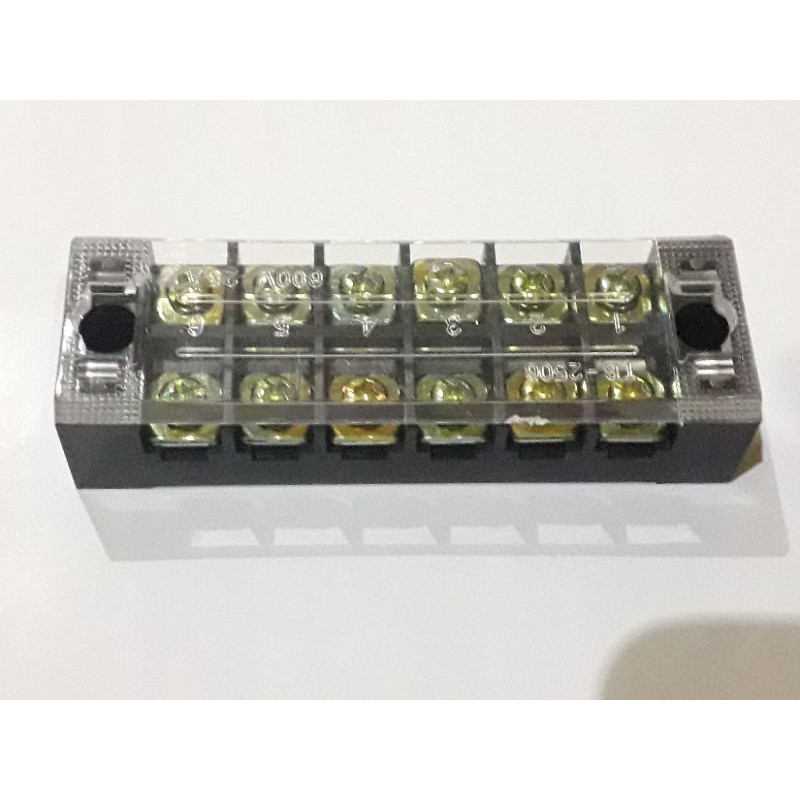 Jual Terminal Block Blok 4Pole, 6 Pole dan 12 Pole 25A | Shopee Indonesia