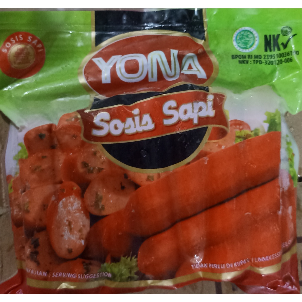 Jual Yona Sosis Sapi Merah isi 15pcs | Shopee Indonesia