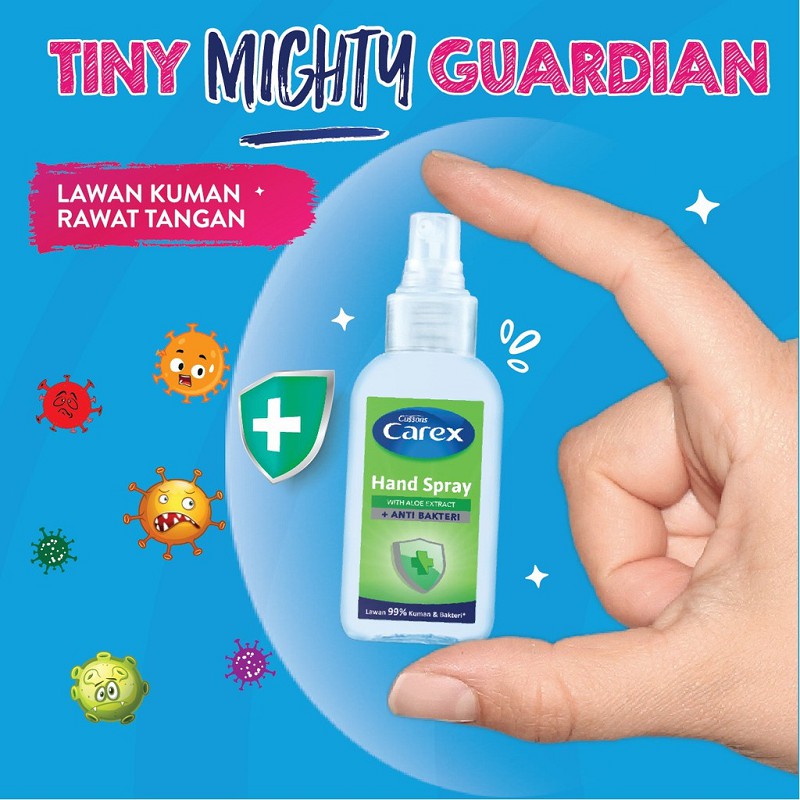 Jual Carex Hand Sanitizer Spray 50 ml | Shopee Indonesia