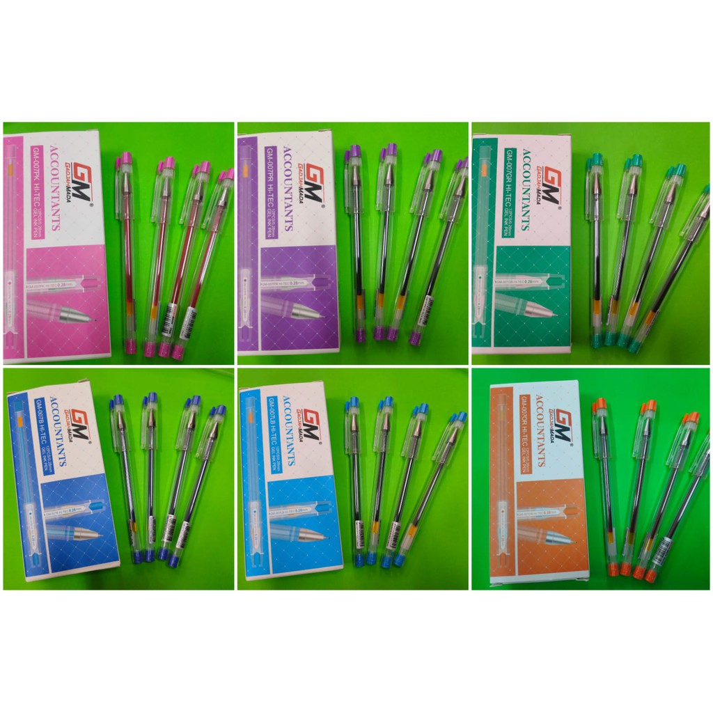 Jual ballpoint hitech gm / koala warna satuan hi tech color satuan mata ...