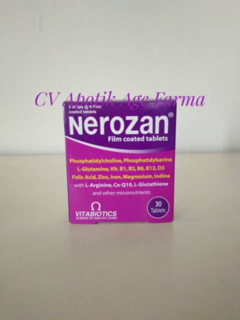 Jual Nerozan Tablet isi 30 (Vitabiotics) | Shopee Indonesia