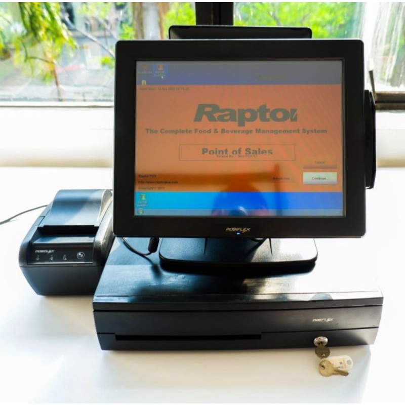 Jual Bekas Instalasi Software Raptor Komputer Kasir Pos Posiflex 3315 / ...