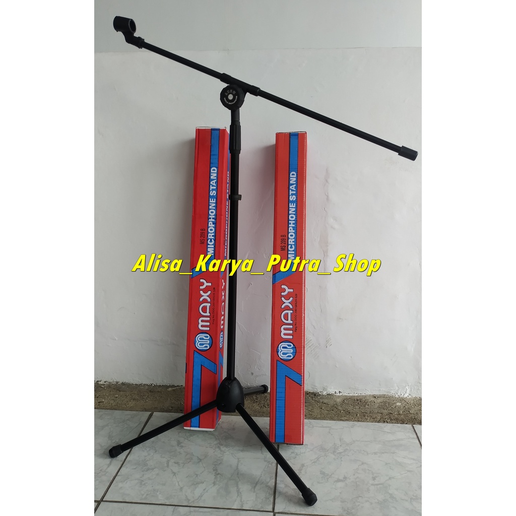 Jual Stand / Standar Microphone Panjang Merek MAXY free Holder Mic ...