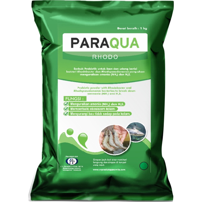 Jual Paraqua Rodho (1kg) Probiotik Untuk Kolam Udang dan Ikan Mineral ...