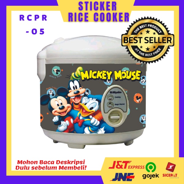 Jual Sticker Magicom Ricecooker Mickey Mouse/RCMM/RICE COOKER STICKER ...