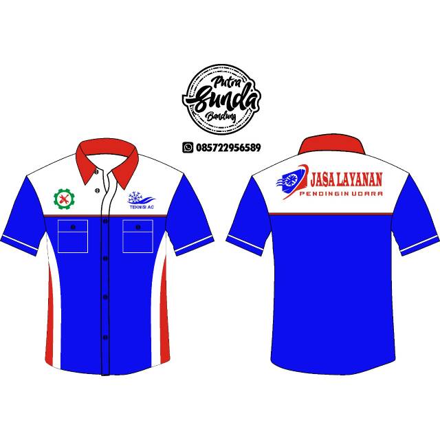 Jual Seragam jasa service AC biru putih | Shopee Indonesia
