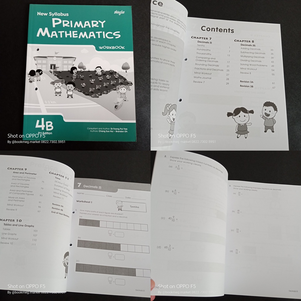 Jual BUKU NEW SYLLABUS PRIMARY MATHEMATICS 1A - 6B (TEXTBOOK & WORKBOOK ...