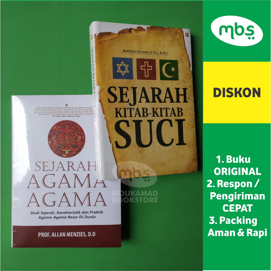 Jual PAKET BUKU SEJARAH AGAMA-AGAMA DAN SEJARAH KITAB-KITAB SUCI ...