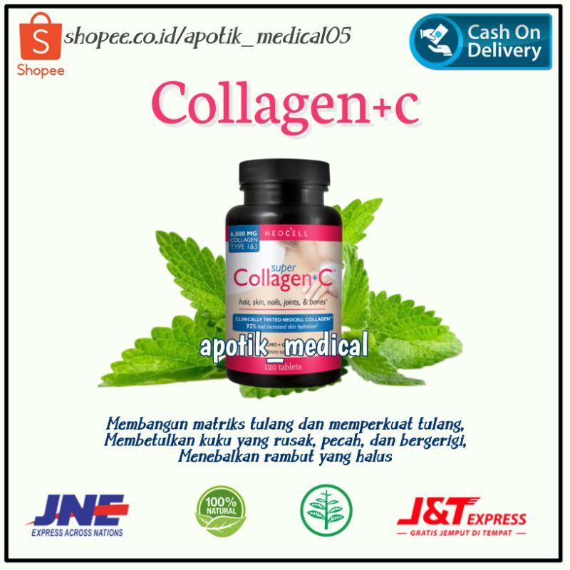 Jual Neocell Super Collagen+c 6000mg Suplemen Perawatan Tubuh | Shopee ...