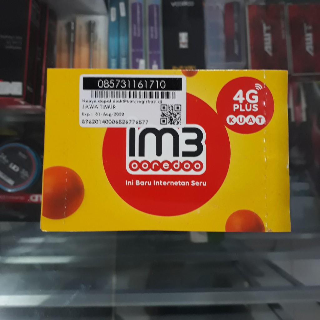Jual Kartu Perdana Im3 Ooredoo 4G Regular | Shopee Indonesia
