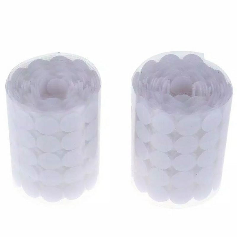 Jual 108 Pairs - Velcro Bulat/Velcro Putih/Velcro Murah/Double Sided ...