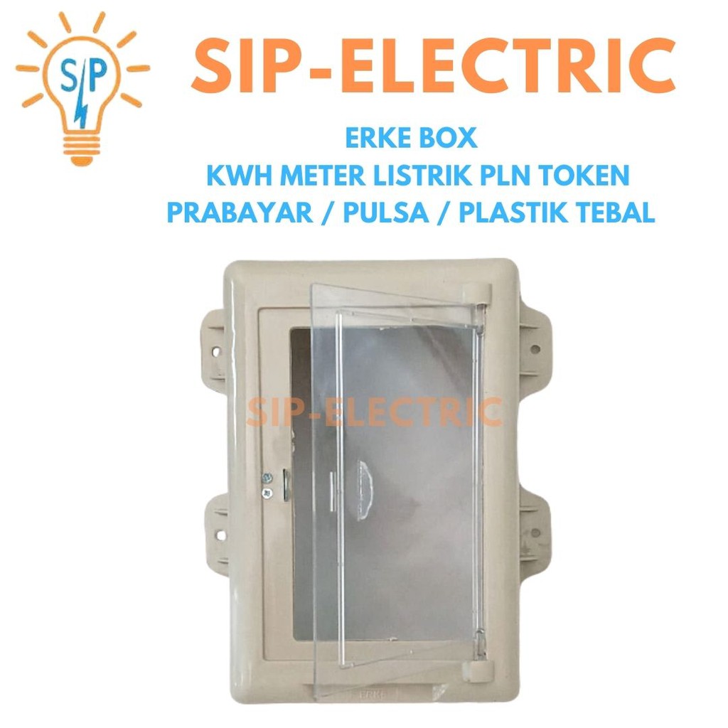 Jual Erke Box Kwh Meter Listrik Pln Token Prabayar / Pulsa / Plastik ...