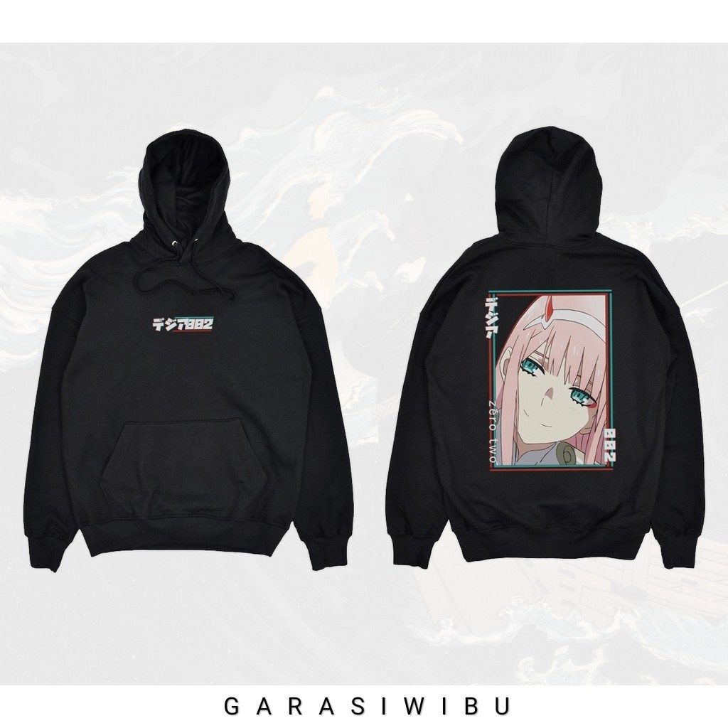 Jual Hoodie Anime Waifu Zero Two / Baju Anime Darling In The Franxx ...