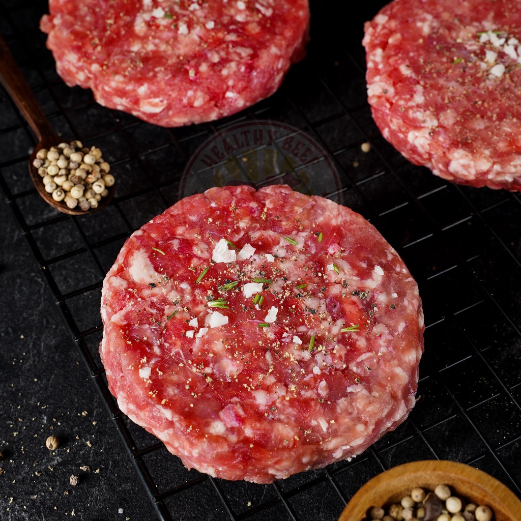 Jual Healthy Beef - Burger Patty Daging Sapi Australia 600gr | Shopee ...