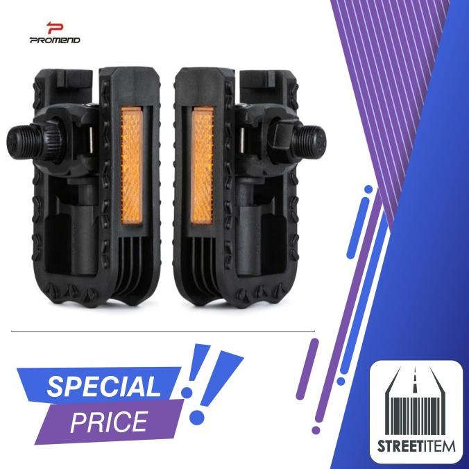 Jual Pedal Lipat Sepeda Lipat SELI Promend K46 Folding Bike Pedal Hitam | Shopee Indonesia