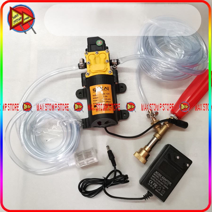 Jual Alat Pompa DC Set Mesin Cuci Motor Mobil Power Sprayer | Shopee ...