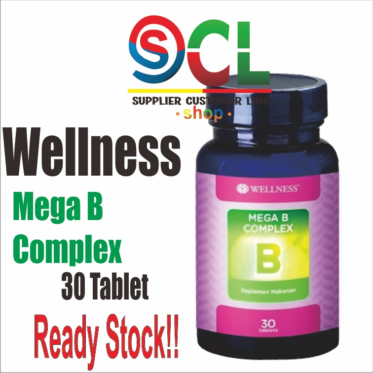 Jual Wellness Mega B Complex 30 Tablets BPOM | Shopee Indonesia