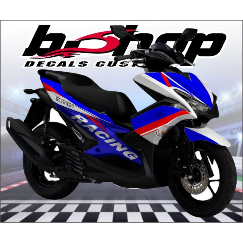 Jual stiker decal aerox full body sticker striping full body racing ...
