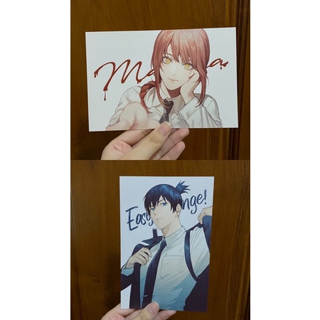 Jual (BOOKED) Makima Aki Chainsaw Man Postcard by Onegingek | Shopee ...