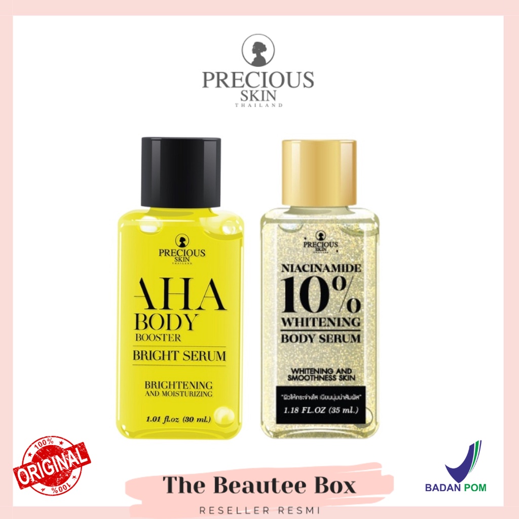 Jual PRECIOUS SKIN AHA Body Booster Bright Serum 30ml / Niacinamide 10% Whitening Body Serum ...