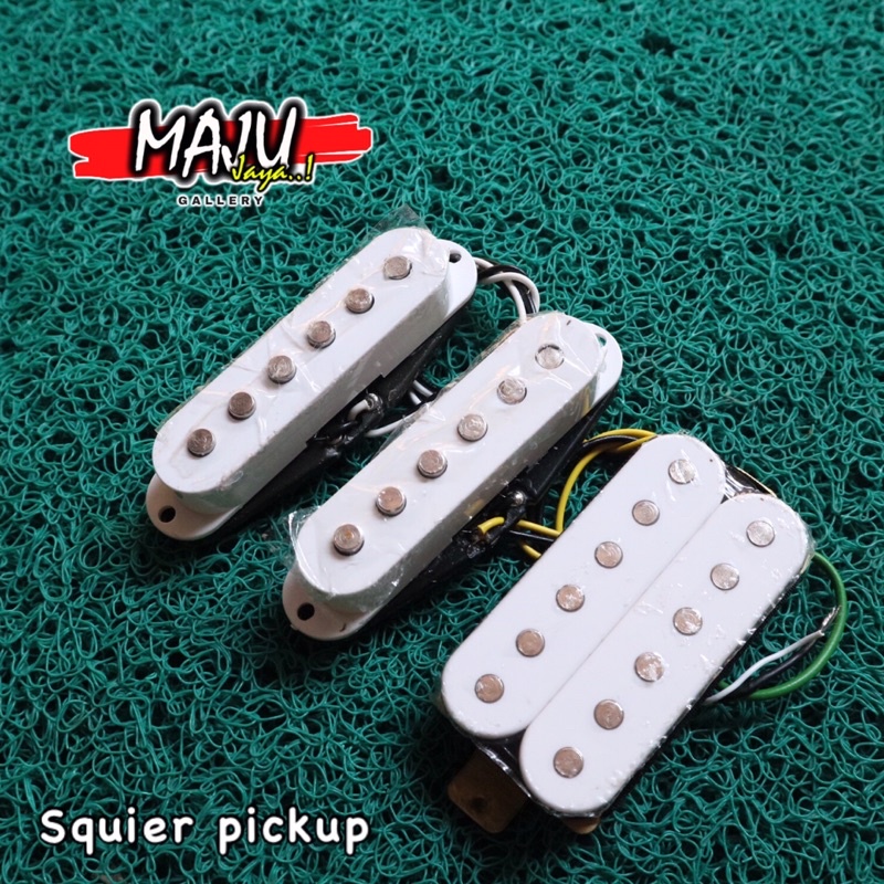 Jual pickup gitar elektrik stratocaster HSS putih ceramic or alnico ...