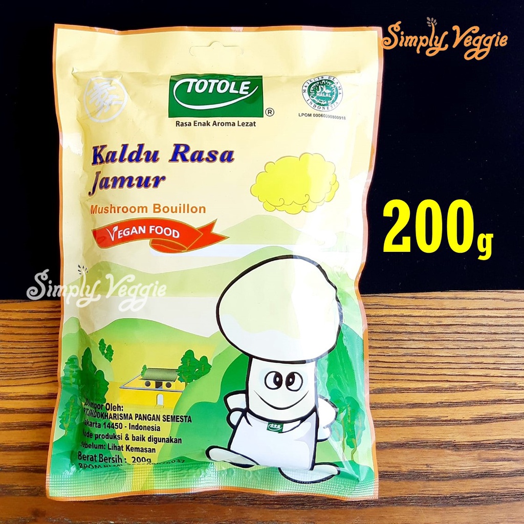 Jual Kaldu Jamur Totole 200g / Penyedap Rasa Jamur Vegetarian Vegan ...