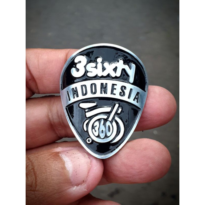Jual Head tube Badge / Head badge 360 - Emblem Sepeda 3SIXTY INDONESIA ...