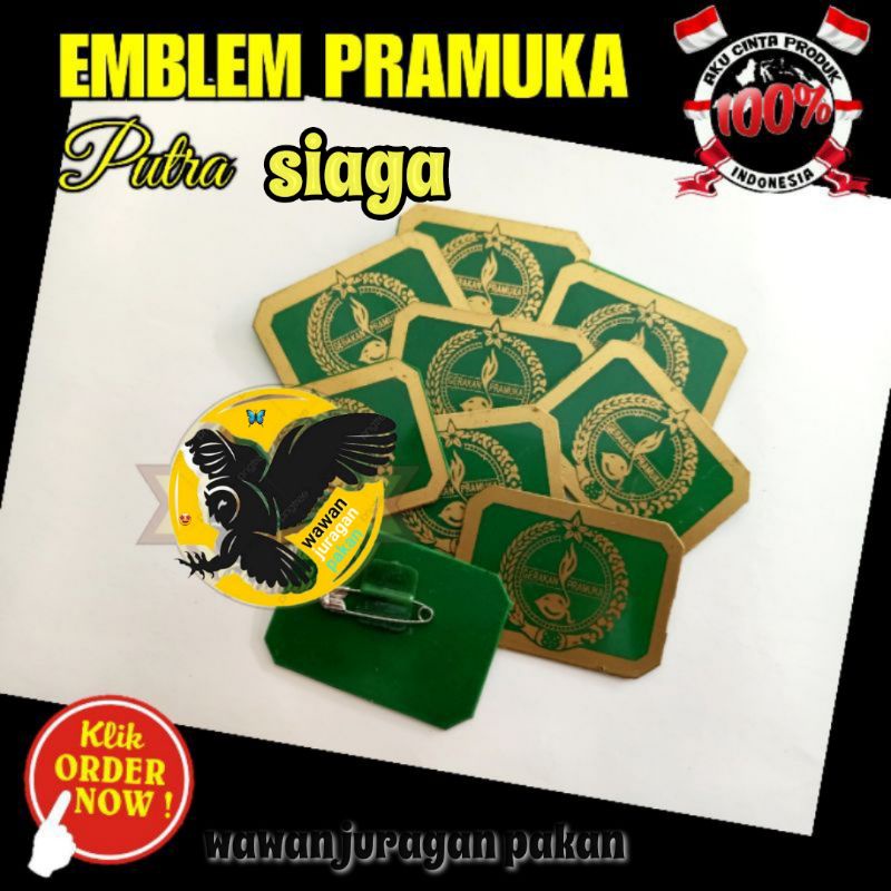 Jual TANDA TOPI PRAMUKA PLASTIK MIKA PUTRA PUTRI SIAGA PENEGAK ...