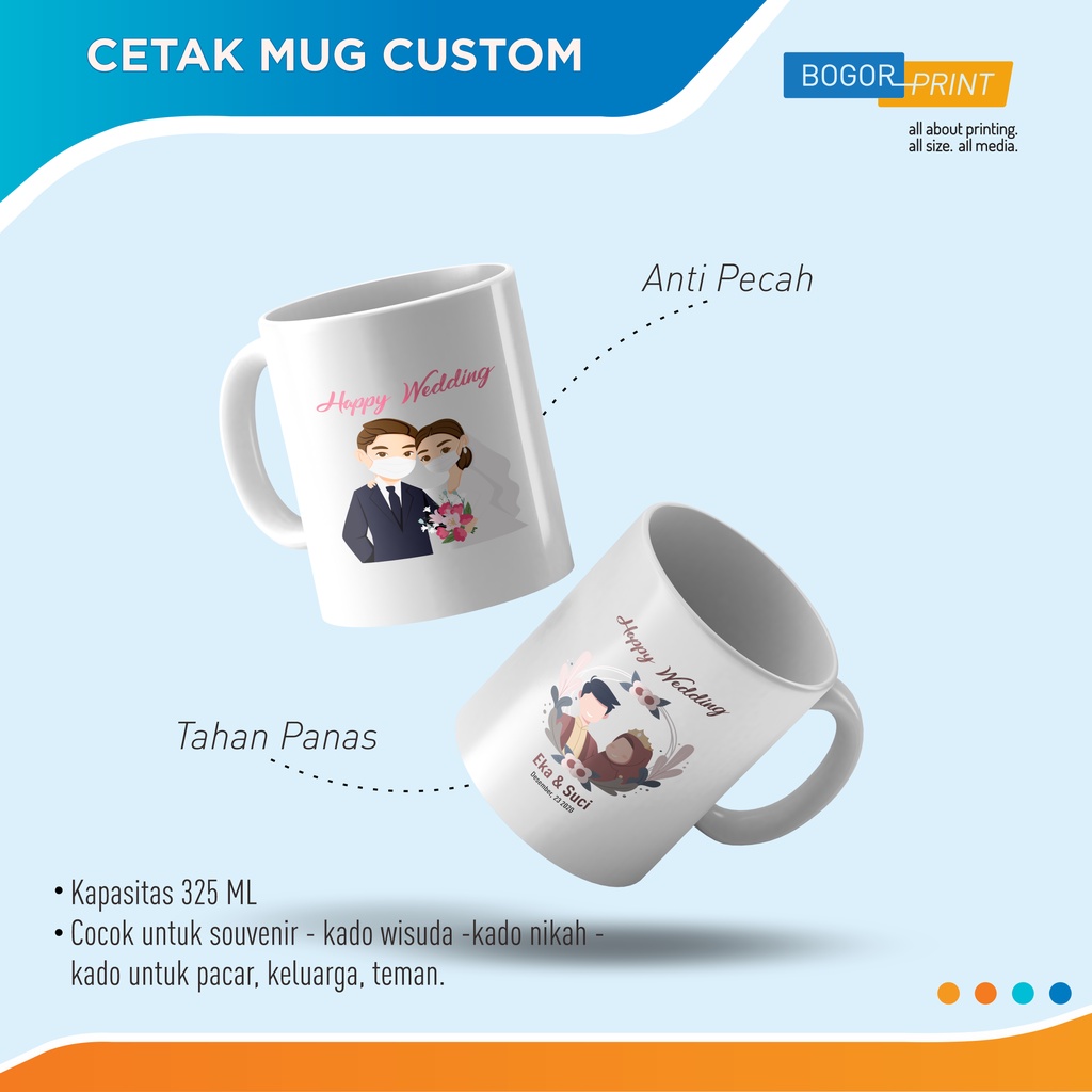 Jual Cetak Mug Standar Super White / Full Print / Gelas Souvenir ...