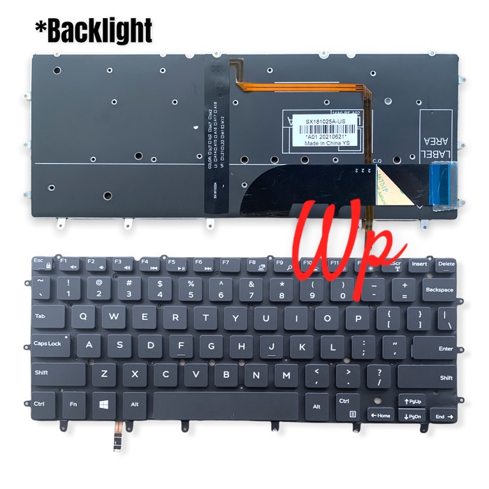 Jual kibor kibord keyboar keybor Keyboard Laptop Dell XPS 13 9343 9350 ...