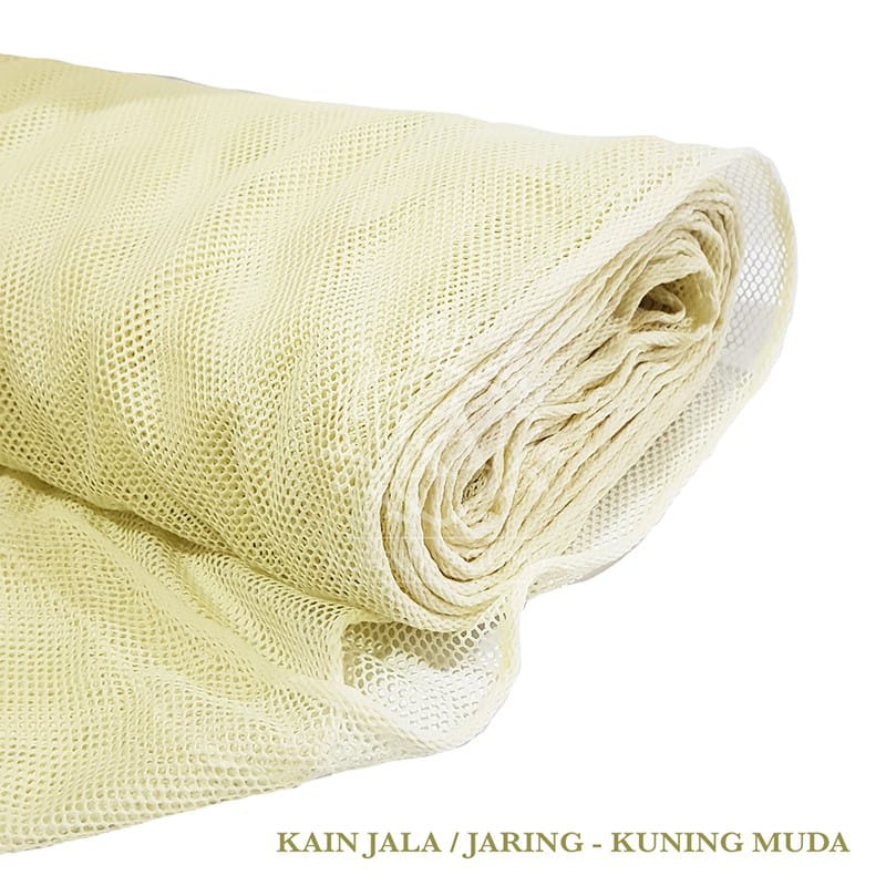 Jual Kain Jala Jaring Poliester Warna Putih Lubang Kecil Meteran dan 0. ...