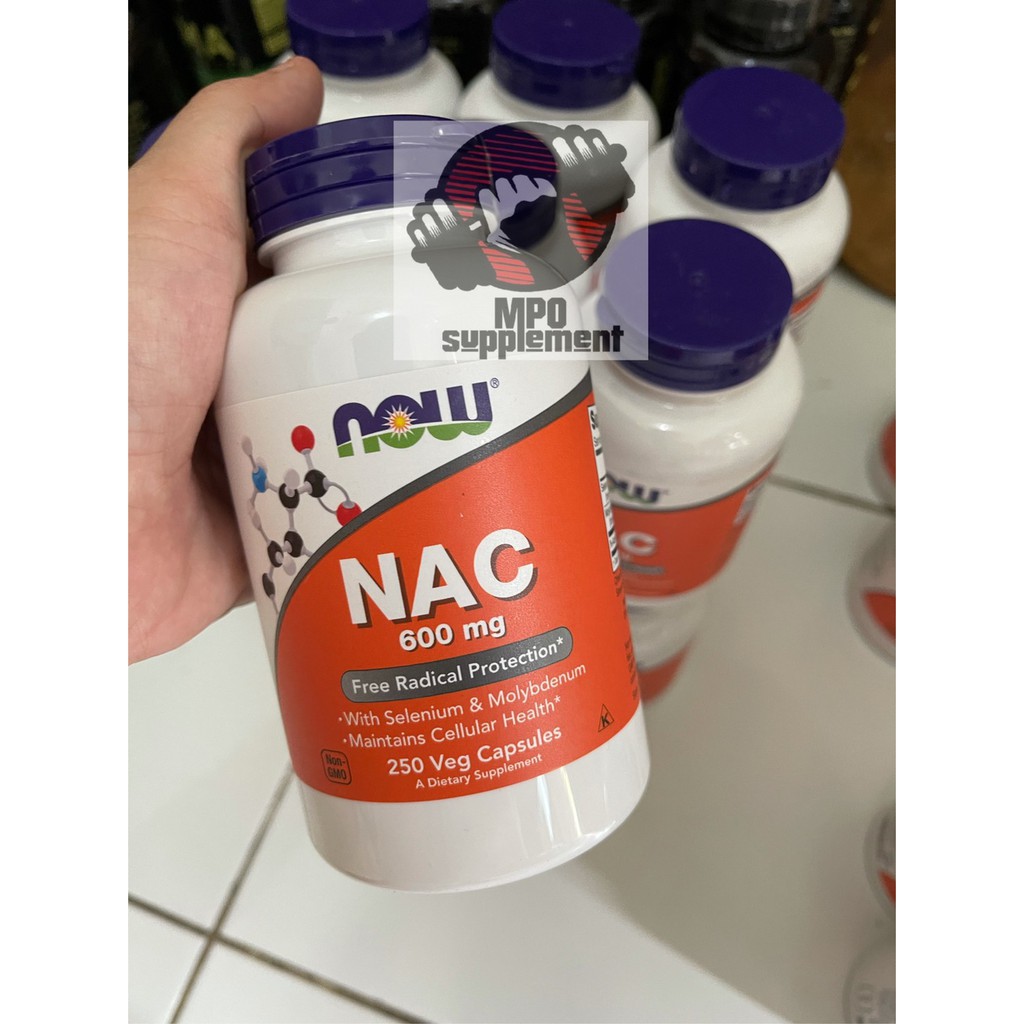 Jual NOW Foods NAC 600 mg 250Vegcaps / NOW NAC 600mg N-Acetyl Cysteine ...