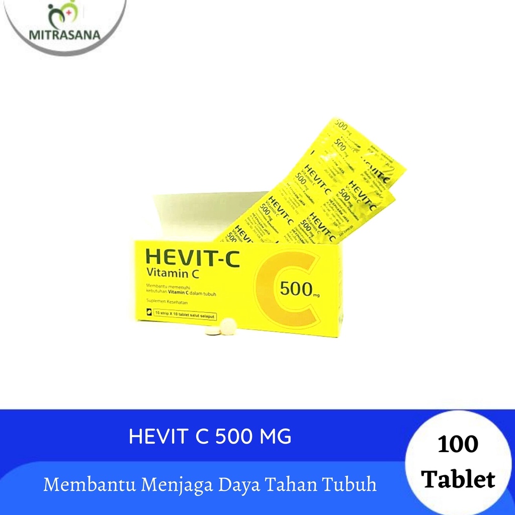Jual Hevit - C Vitamin C 500 Mg 100 Tablet | Shopee Indonesia