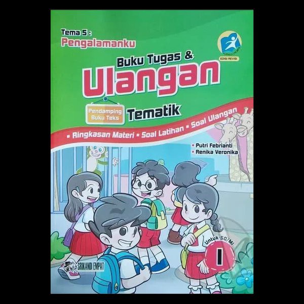 Jual Buku Tugas Dan Ulangan Tematik Sd Kelas 1 Tema 5 Pengalamanku