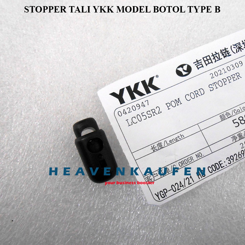Jual Stopper Tali / Cord Stopper YKK Poly Acetal POM Model Botol Warna ...
