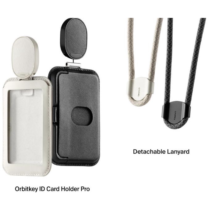 Jual Name Tag ID Card Holder PRO with Landyard Orbitkey | Shopee Indonesia