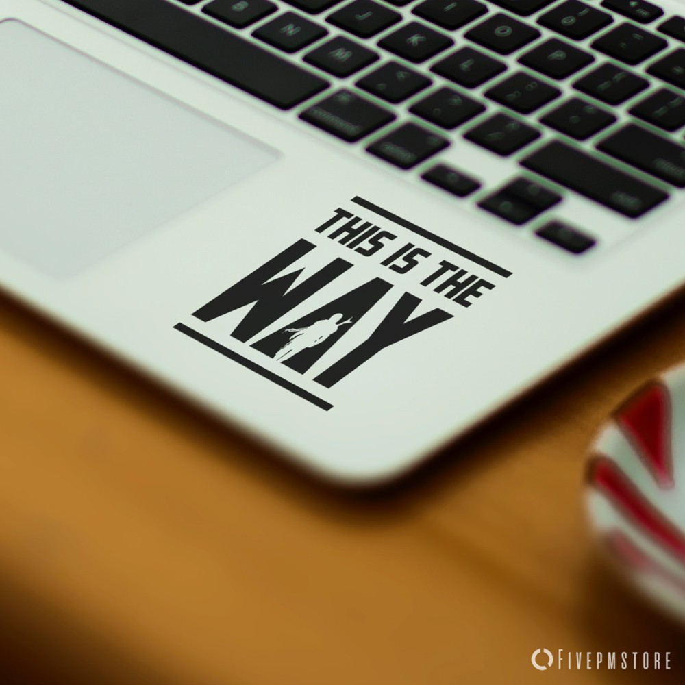Jual Sticker Mandalorian Palm Rest laptop Mac - Palm Rest Decal Stiker ...