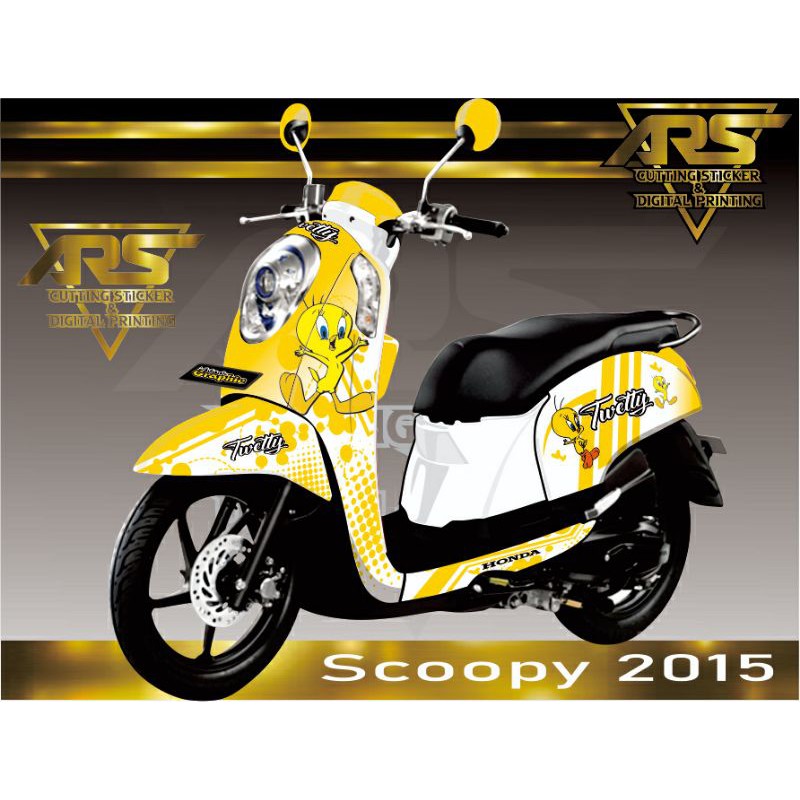 Jual DECAL SCOOPY STYLES FULL BODY TWETTY | Shopee Indonesia