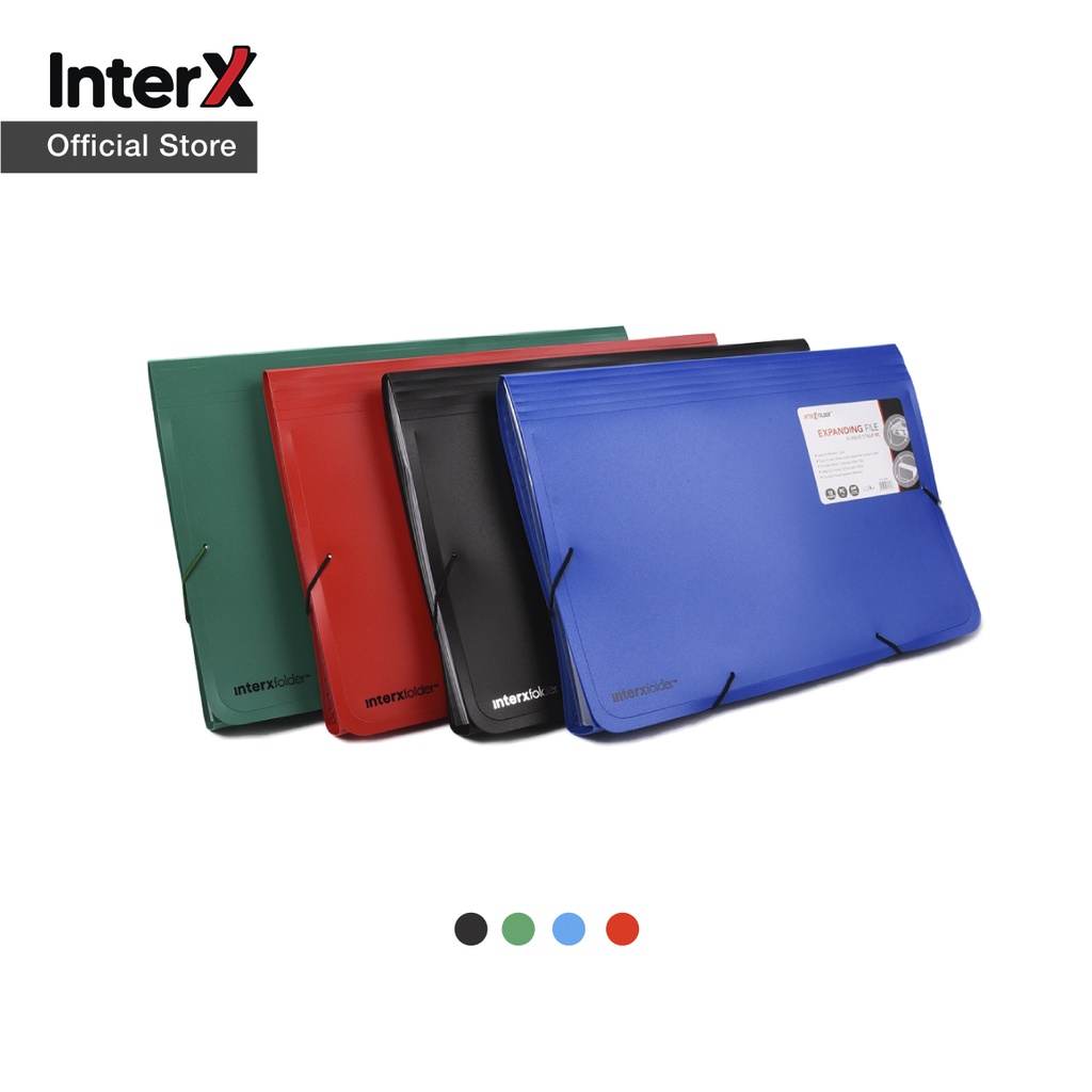 Jual InterX Folder Expanding File Tali / Map Harmonika Arsip Dokumen 13 ...