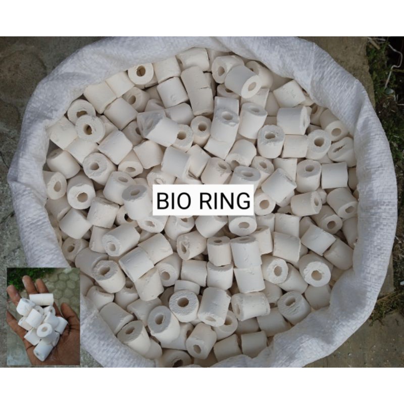 Jual Bioring bio ring keramik 1kg kebutuhan aquarium dan kolam | Shopee ...