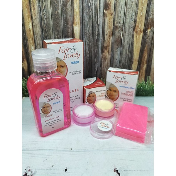 Jual PAKET CREAM FAIR & LOVELY ORIGINAL 3in1 ( Cream+Sabun+Toner ...