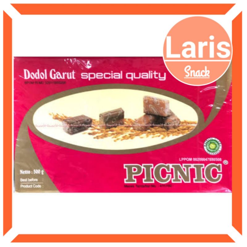 Jual 500 GR ASLI DODOL GARUT PICNIC / DODOL PICNIC OLEH OLEH GARUT / LARISSNACK | Shopee Indonesia