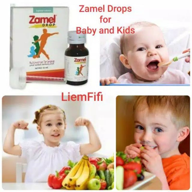 Jual Zamel Syrup 60 ml dan Zamel Drop 16 ml | Shopee Indonesia