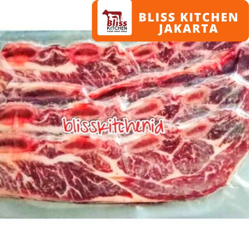 Jual Iga Sapi US Chuck Short Ribs Bonein Beef Kalbi / Galbi 1cm ...